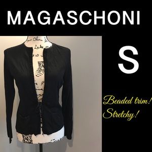Magaschoni | Sweaters | One Day Sale Magaschoni Black Cardigan | Poshmark
